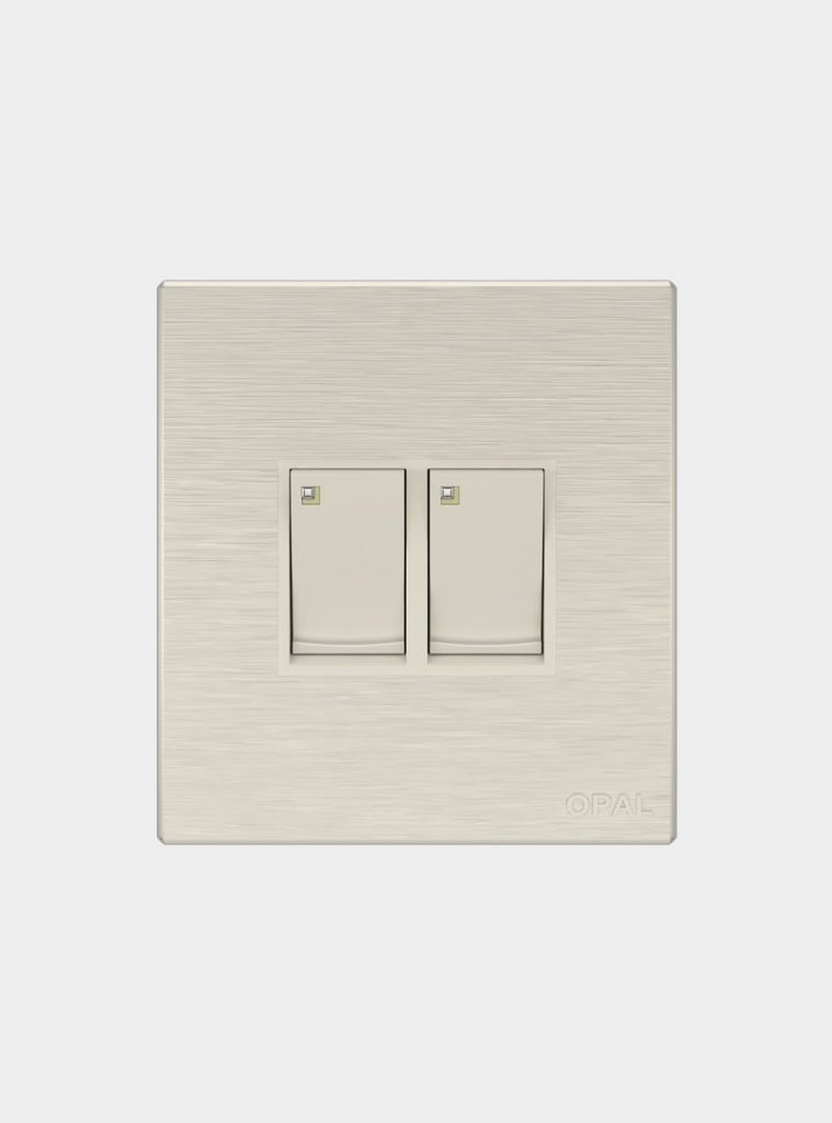 2 Gang Switch – OPAL ELECTRIC