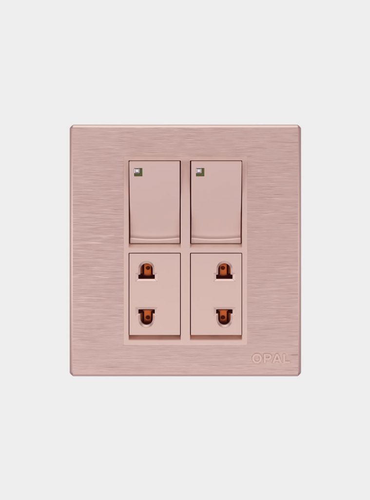 2 Switches + 2 Sockets – OPAL ELECTRIC