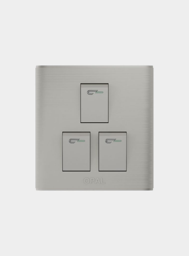3 Gang Switch – OPAL ELECTRIC