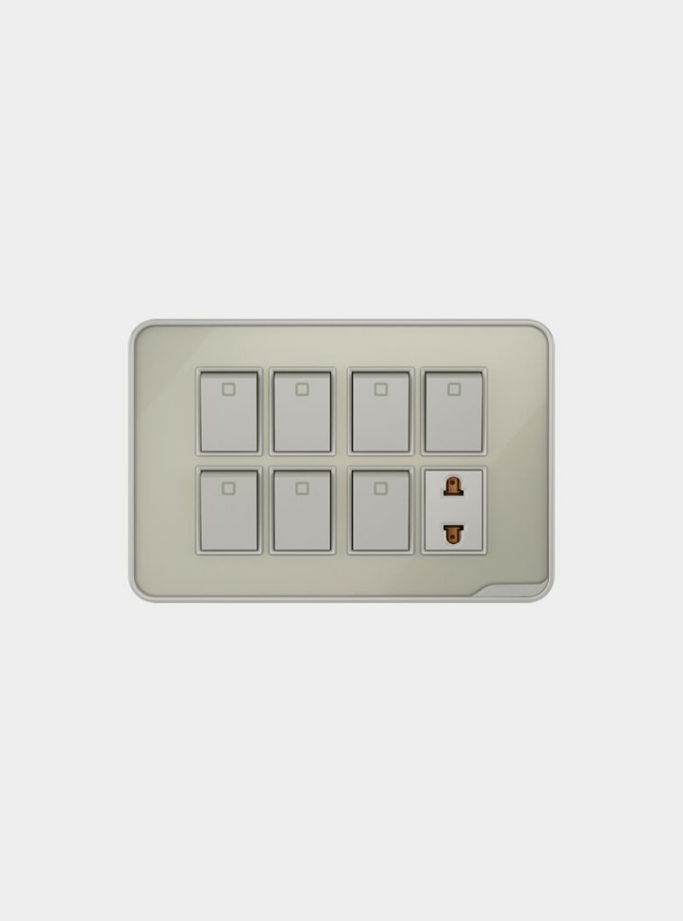 7 Switches + 1 Socket – OPAL ELECTRIC