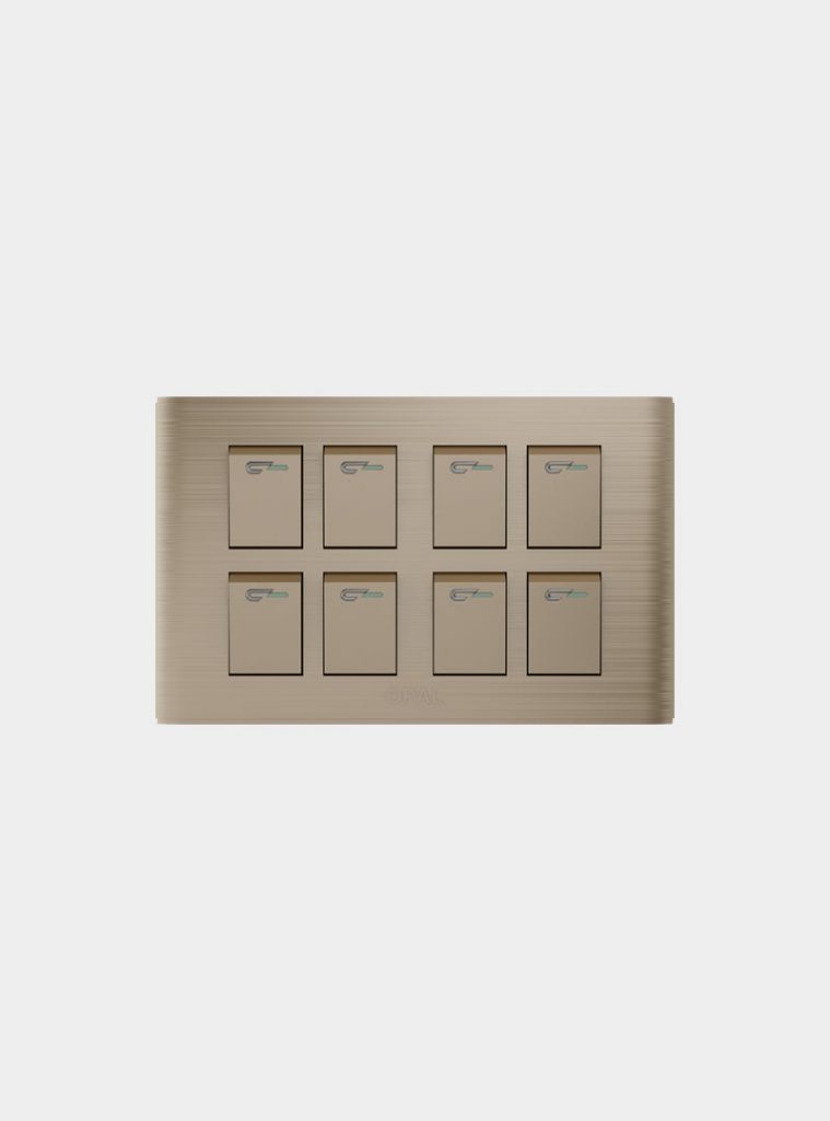 8 Gang Switch – OPAL ELECTRIC
