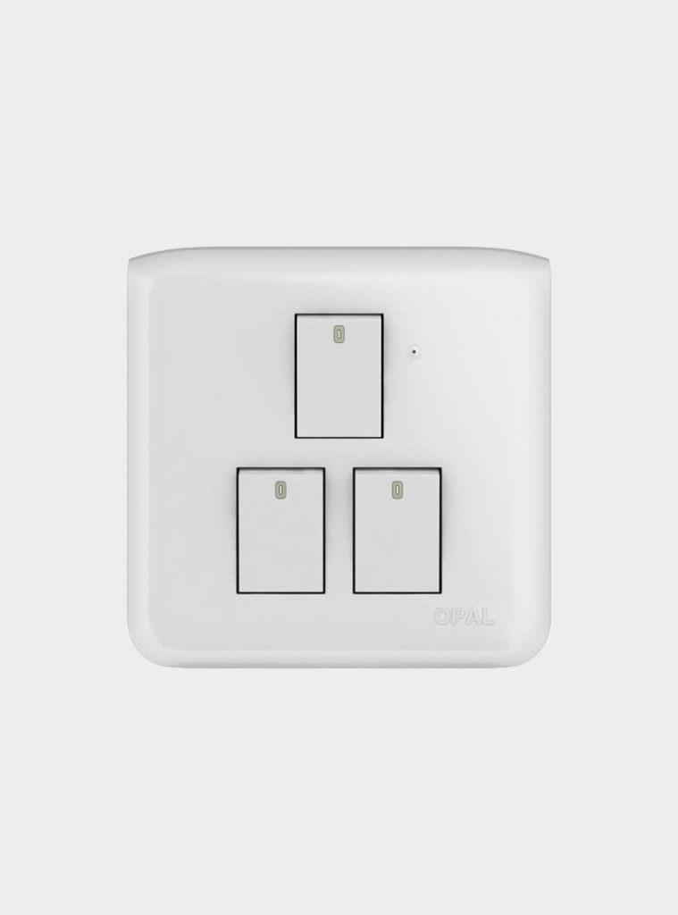 3 Gang Switch – OPAL ELECTRIC