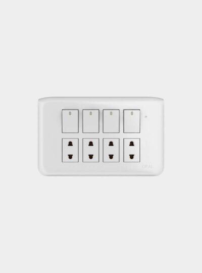4 Switches + 4 Sockets – OPAL ELECTRIC