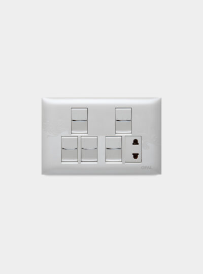 5 Switches + 1 Socket – OPAL ELECTRIC