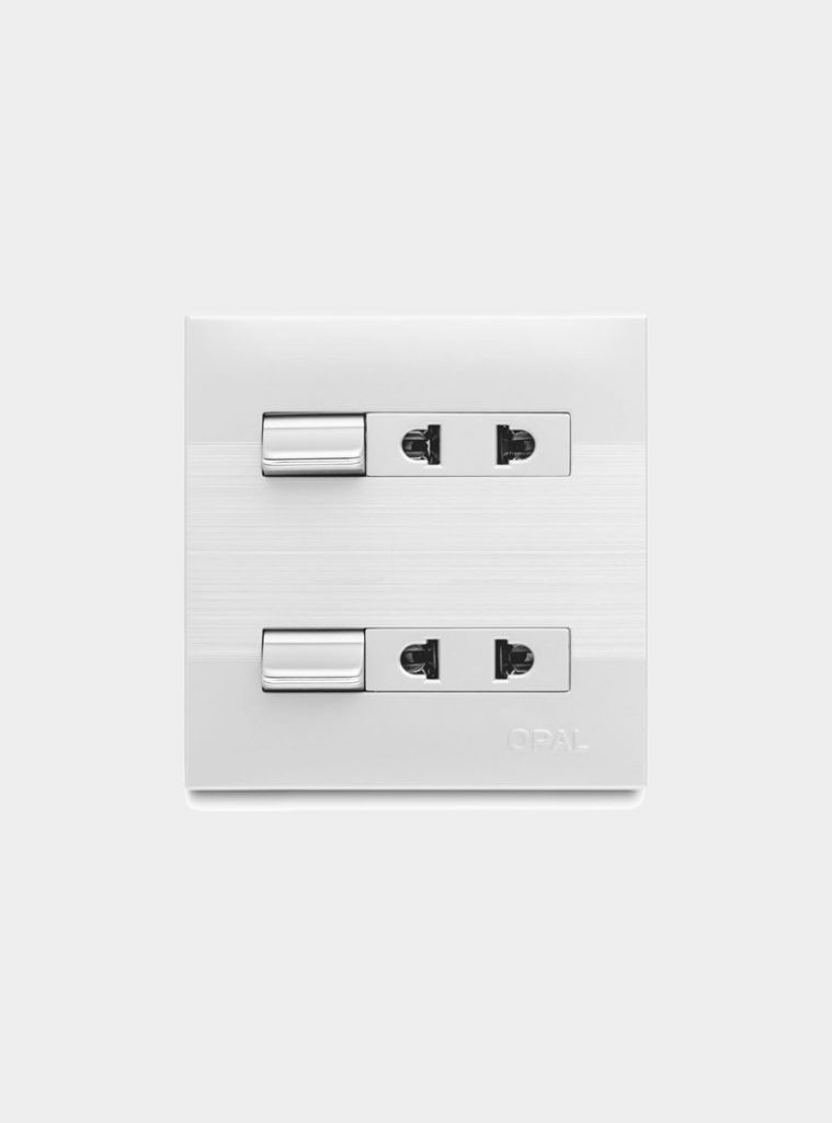 2 Switches + 2 Sockets – OPAL ELECTRIC
